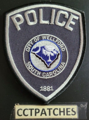 WELLFORD, SOUTH CAROLINA POLICE SHOULDER PATCH SC | eBay