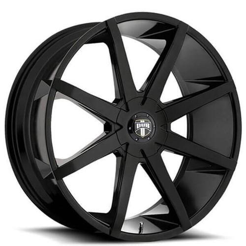 22x9.5"Dub Wheels Push S110 Gloss Black Rims (S03) | eBay