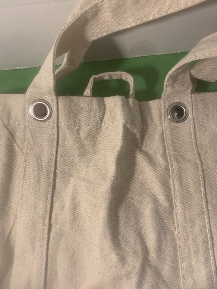 NEW TARGET CANVAS COTTON HEAVY-DUTY HEAVYWEIGHT TOTE BAG - RED LOGO ...