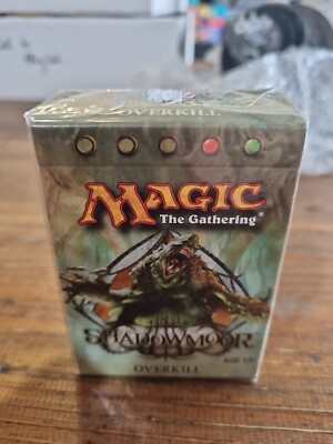 Magic The Gathering SHADOWMOOR OVERKILL New Sealed Preconstructed Theme ...
