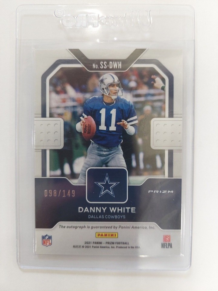 2021 Panini Prizm Sensational Signatures Silver Danny White Autograph ...
