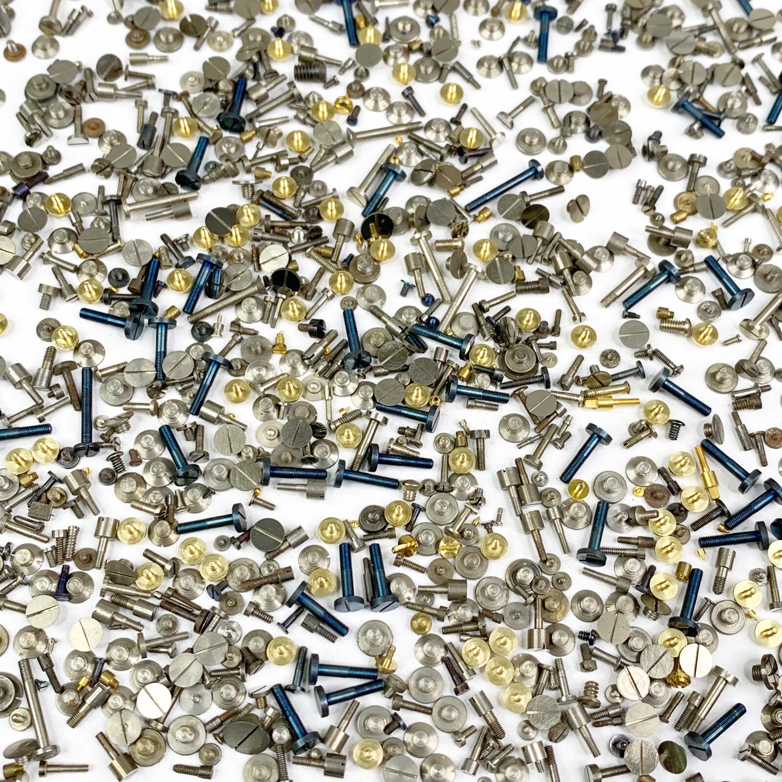 100 Watch Screws Pocket Wrist Parts Watchmaker Repair Assorted Job Lot ...