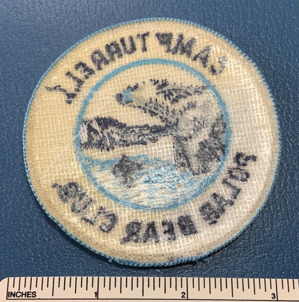 Vintage CAMP TURRELL Boy Scout Polar Bear Club PATCH BSA Badge Winter ...