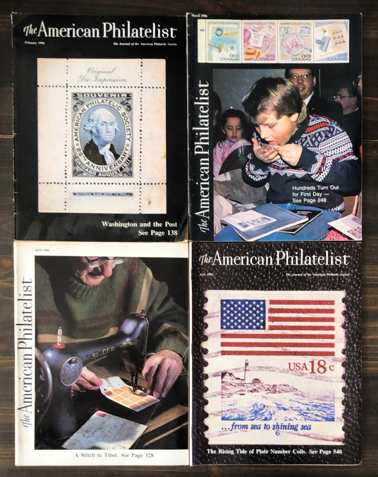 American Philatelist Magazine - 1986, Lot of 8 | eBay