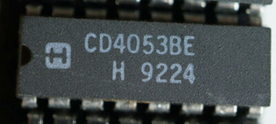 10pcs Harris NOS CD4053BE ANALOG MUX,TRIPLE,2-CHANNEL CMOS DIP 16PIN | eBay