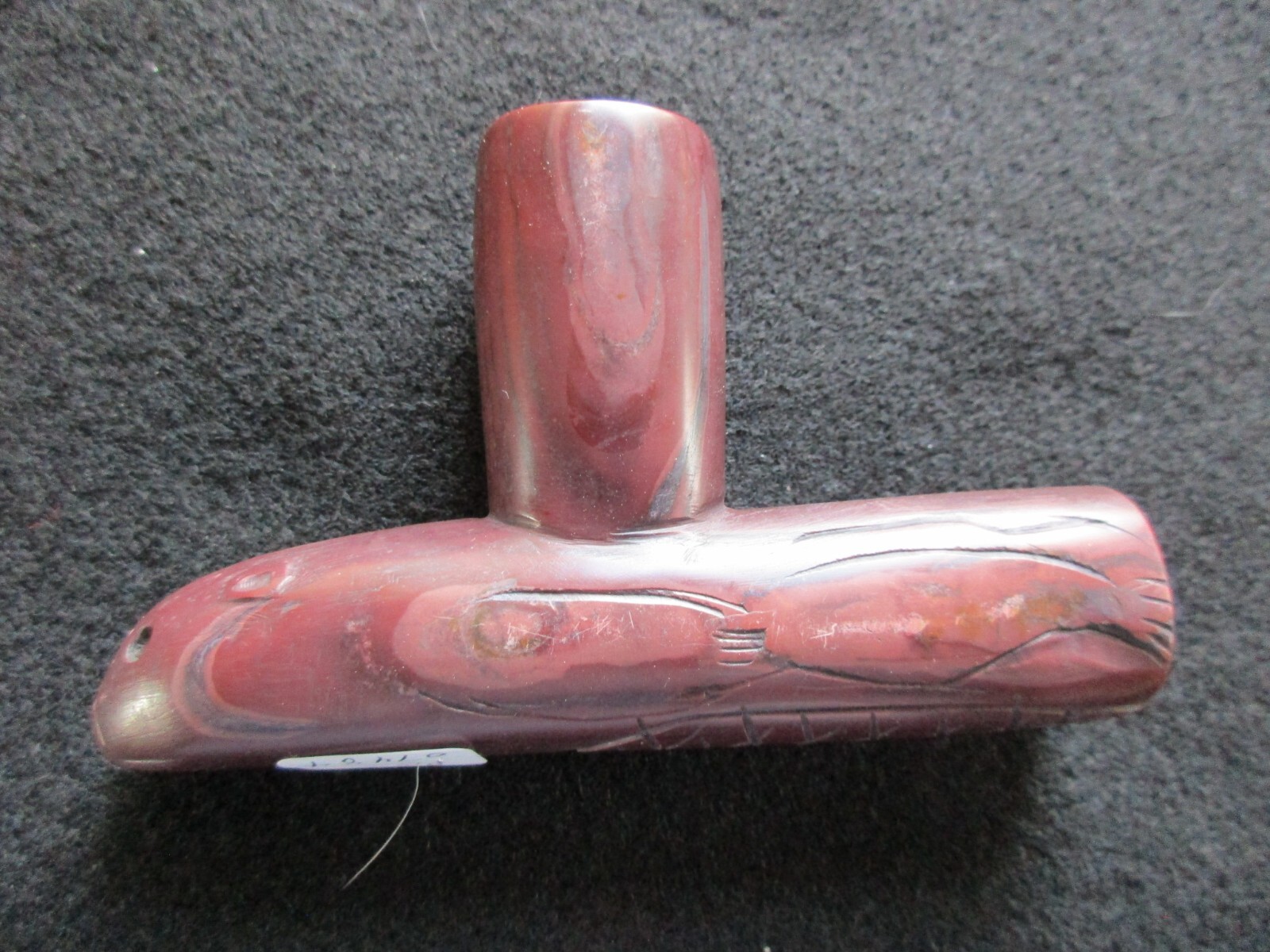 NATIVE AMERICAN CEREMONIAL CATLINITE PIPE BOWL, OTTER EFFIGY, PE-324*07484 | eBay