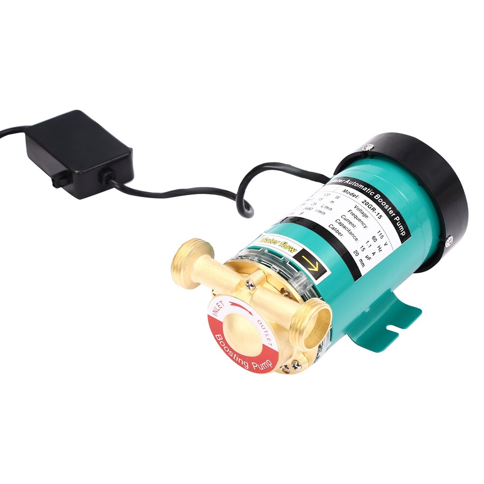 115V 120W Household Shower Booster Pump Automatic Boost Water Pressure ...