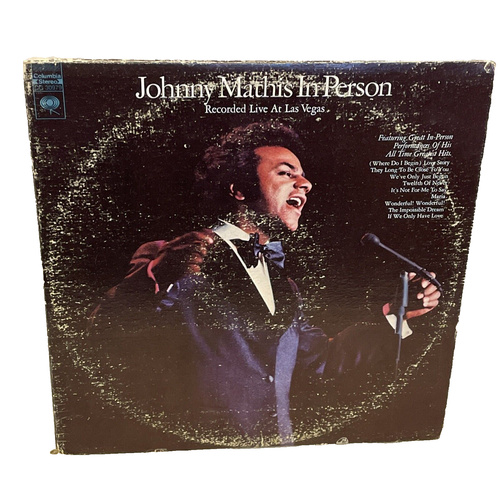 Johnny Mathis In Person Recorded Live At Las Vegas (Vinyl, 1975, 2x LP ...
