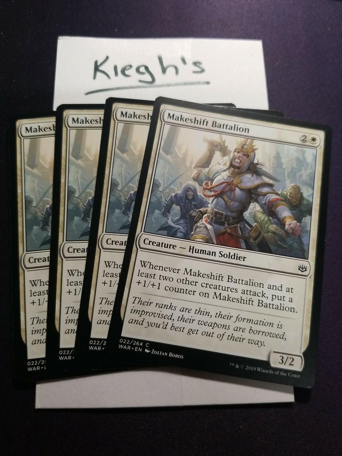 Mtg Makeshift Battalion x4 | eBay