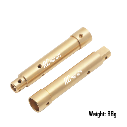 RC Hop Ups CNC Brass Rear Axle Tube Set (2) for Axial SCX10 PRO | eBay