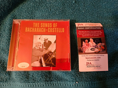ELVIS COSTELLO CD AUTOGRAPH THE SONGS OF BURT BACHARACH JSA Certified ...