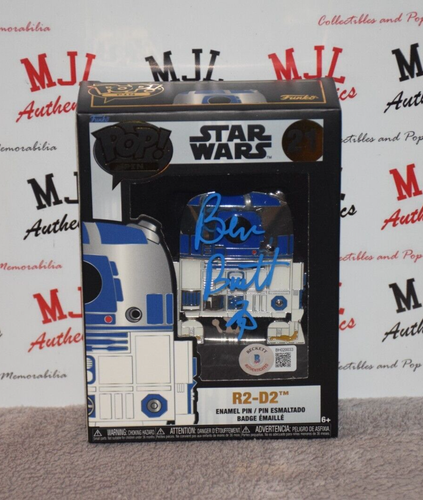 BEN BURTT HAND SIGNED/AUTOGRAPHED STAR WARS R2-D2 21 FUNKO POP PIN W ...