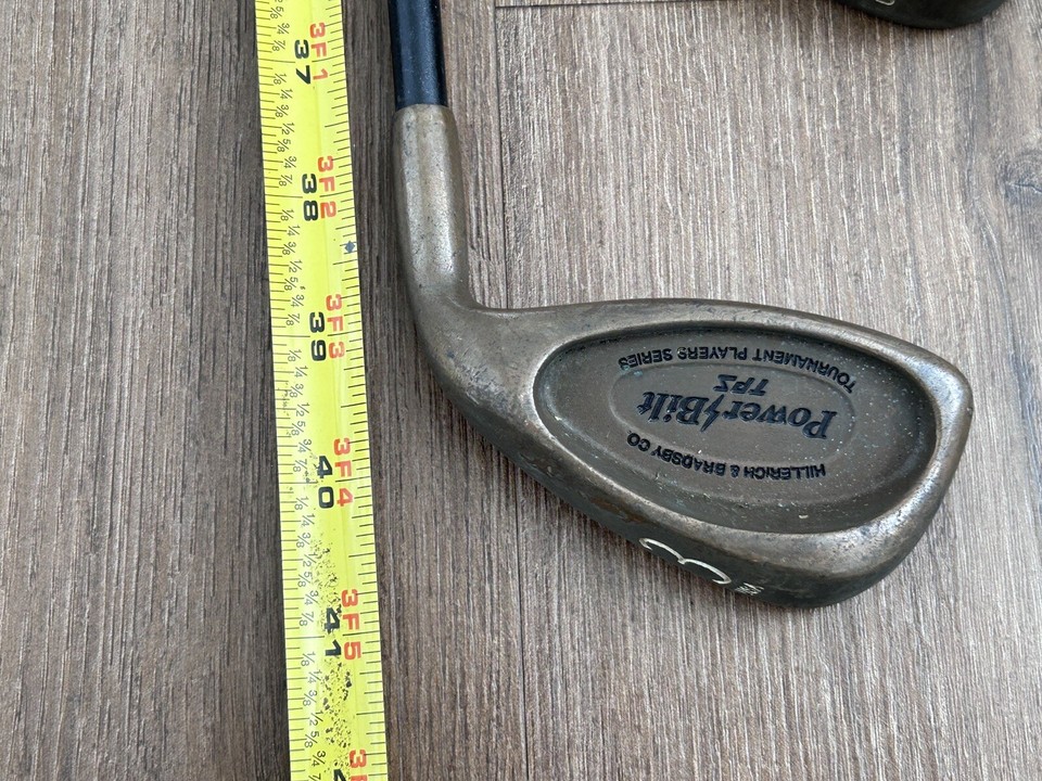 PowerBilt TPS Cooper 3-PW+SW Iron set Graphite Aldila S-Flex RH *Read ...