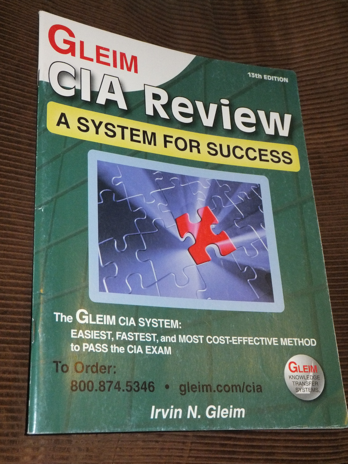 Gleim CIA Review 13th Edition by Irvin N. Gleim 2008 | eBay