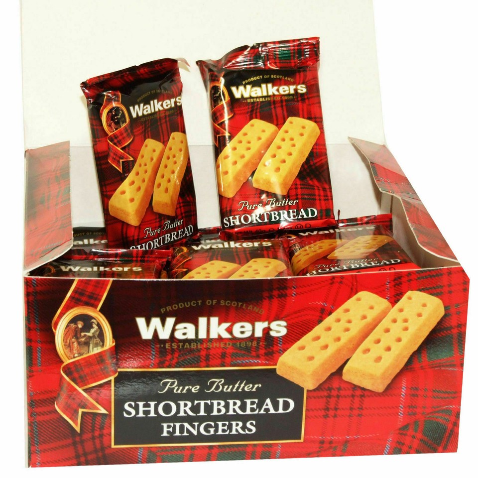 Walkers Biscuit Shortbread 2 Fingers Per Packet Short Bread - 24 ...