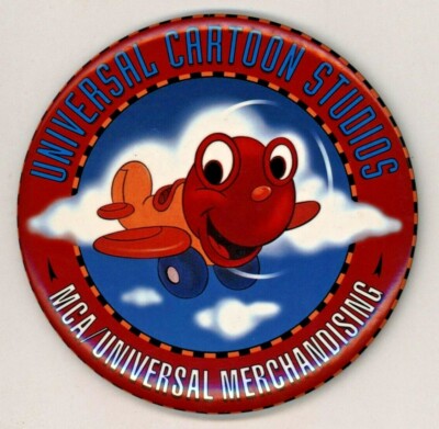 1980's Universal Cartoon Studios 4" Pinback Button | eBay