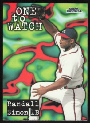 1998 Sports Illustrated One To Watch Randall Simon #151 Atlanta Braves ...