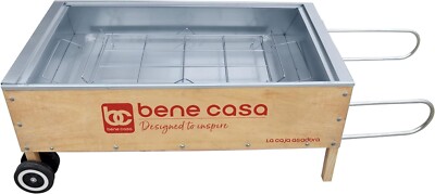 Bene Casa Caja Asadora Roasting Box, 70lb Capacity, Outdoor Roasting ...