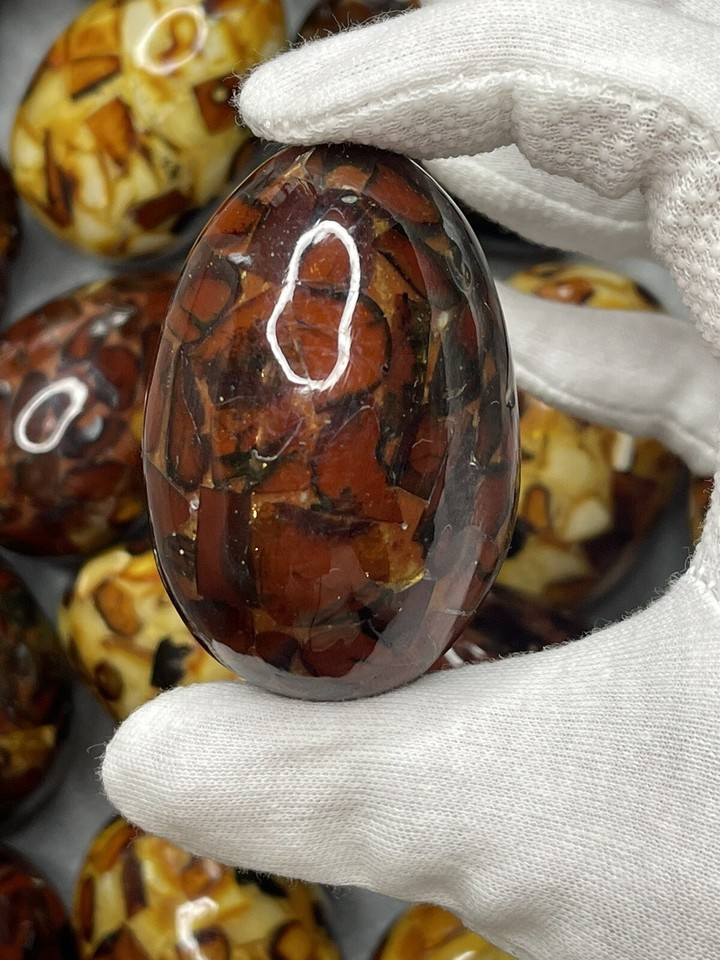 Natural Baltic Amber Stone Egg Souvenir,Real Egg Size.Genuine AMBER EGG ...