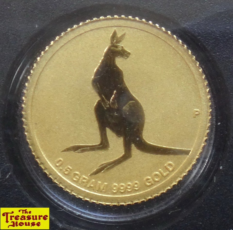 2014 Australia 2 Dollars $2 AUD Mini Roo Kangaroo Miniature .9999 Fine ...