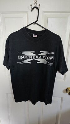 WWF WWE VINTAGE DEGENERATION X DX SHIRT With WWF Logo Large | eBay