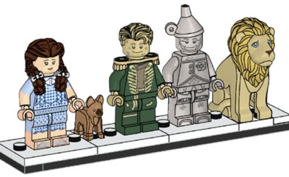 Lego Wicked 75685 Wizard of Oz Minifigures - Dorothy Toto Lion ...