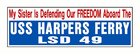 USS HARPERS FERRY LSD 49 Decal 3 X 9 U S Navy USN B01 | eBay