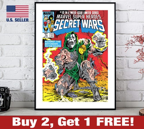 Secret Wars Dr. Doctor Doom Poster 18" x 24" Print Marvel Comics 10 ...