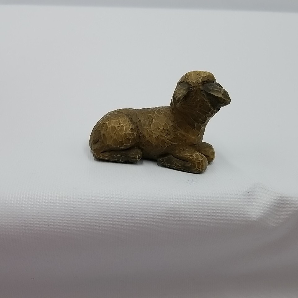 Willow Tree 2002 Nativity Shepherd and Stable Animals Laying Sheep ...