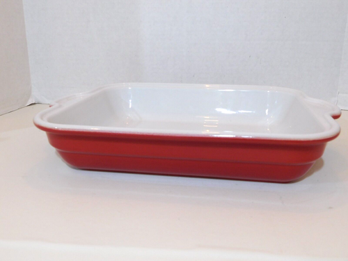 Emile Henry Red Casserole Baking Dish 11"x9" 96.12 | eBay