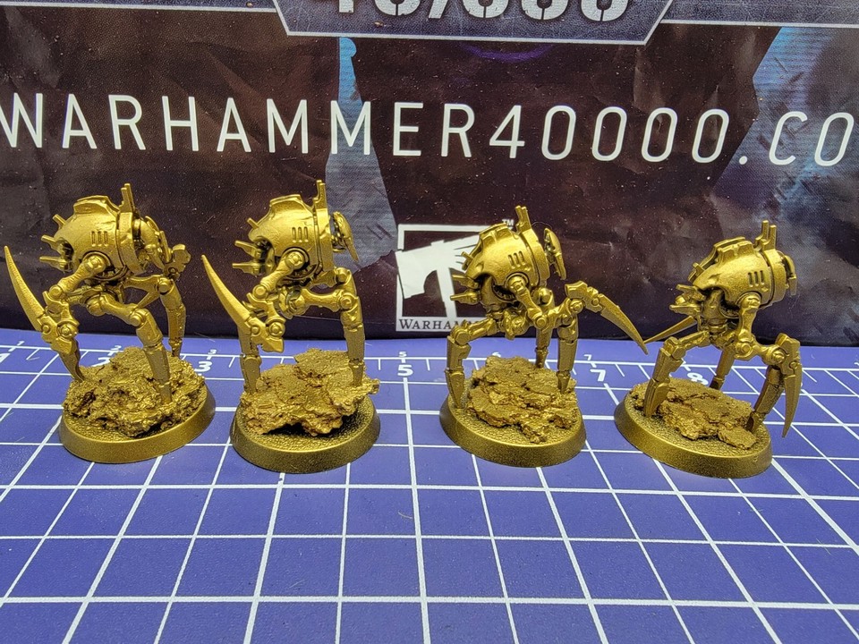 Warhammer 40k Necrons Cryptothralls x4 Kitbashed Skorpekh 4Legs Primed ...
