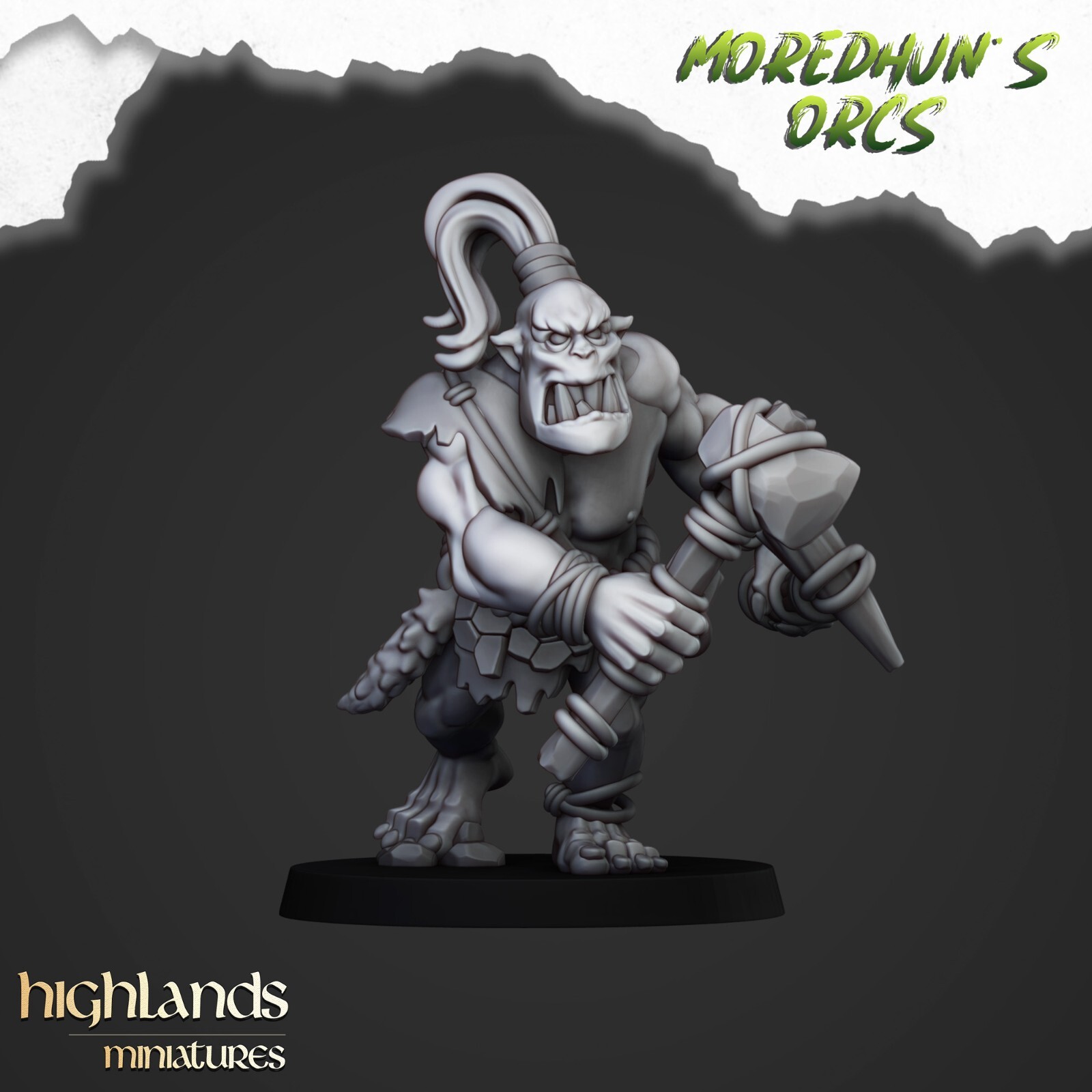 Highland Miniatures Cave Orcs with Hand Weapons | eBay UK
