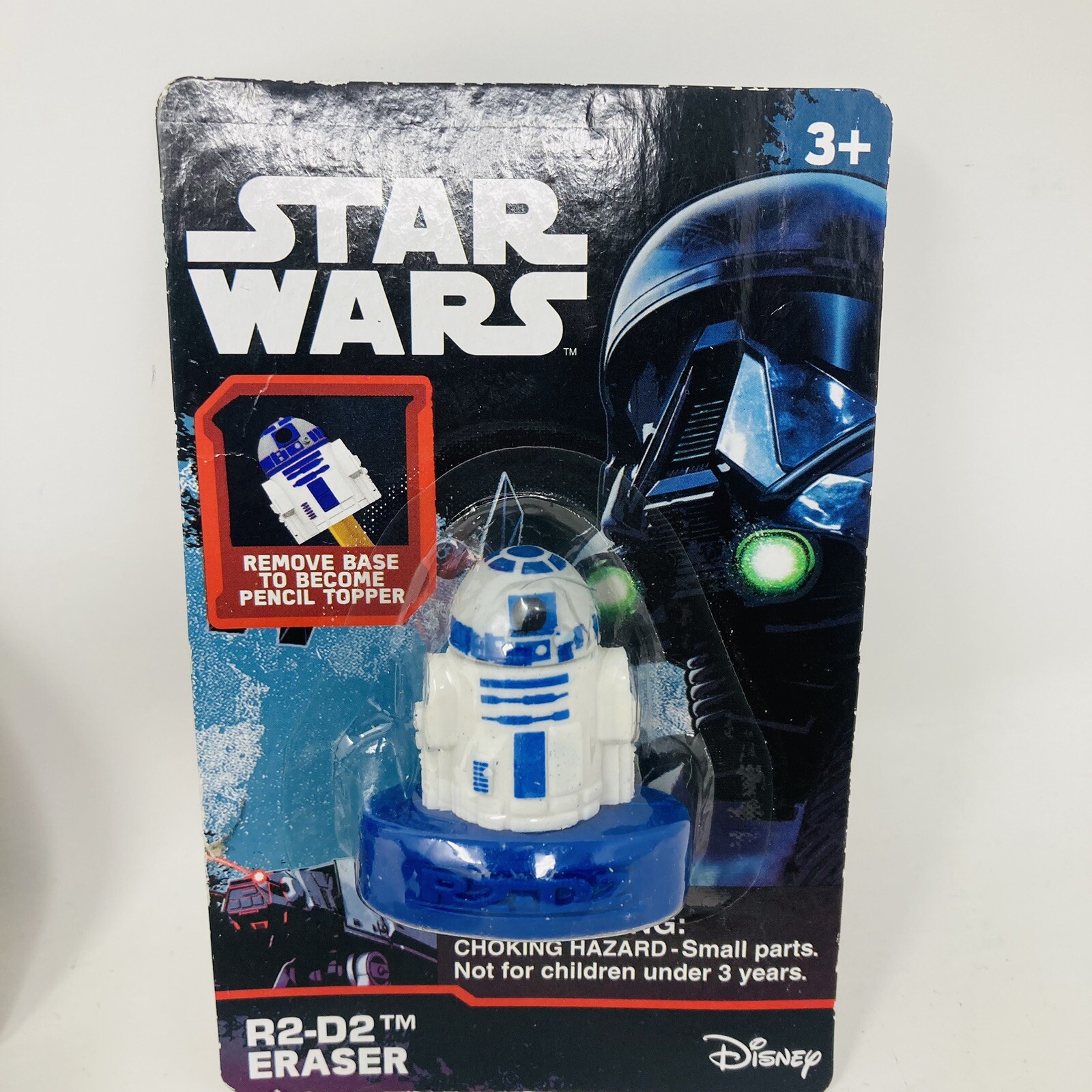 Lot de 3 figurines StarWars Pencil Toppers - Gomme Storm Trooper, R2-D2 ...