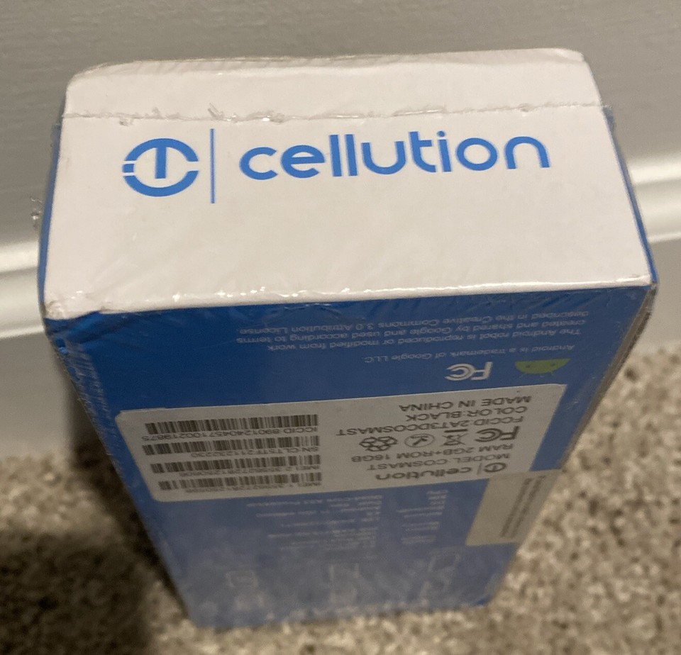 Cellution Cosmas T - 16GB - Black (Unlocked) 4G LTE Android Touch ...