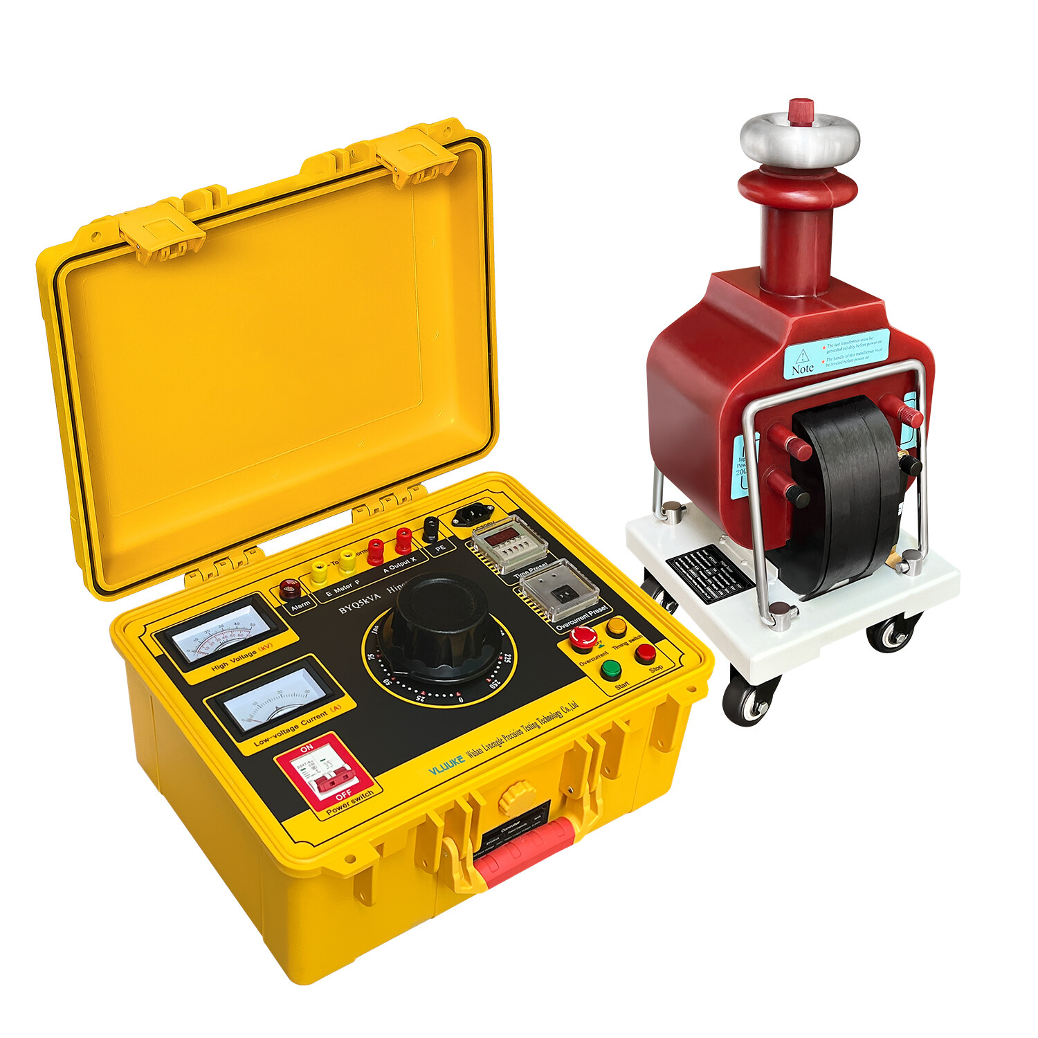 VLUUKE 5kVA/50kV AC Hipot Test High Potential Test High Voltage Test ...
