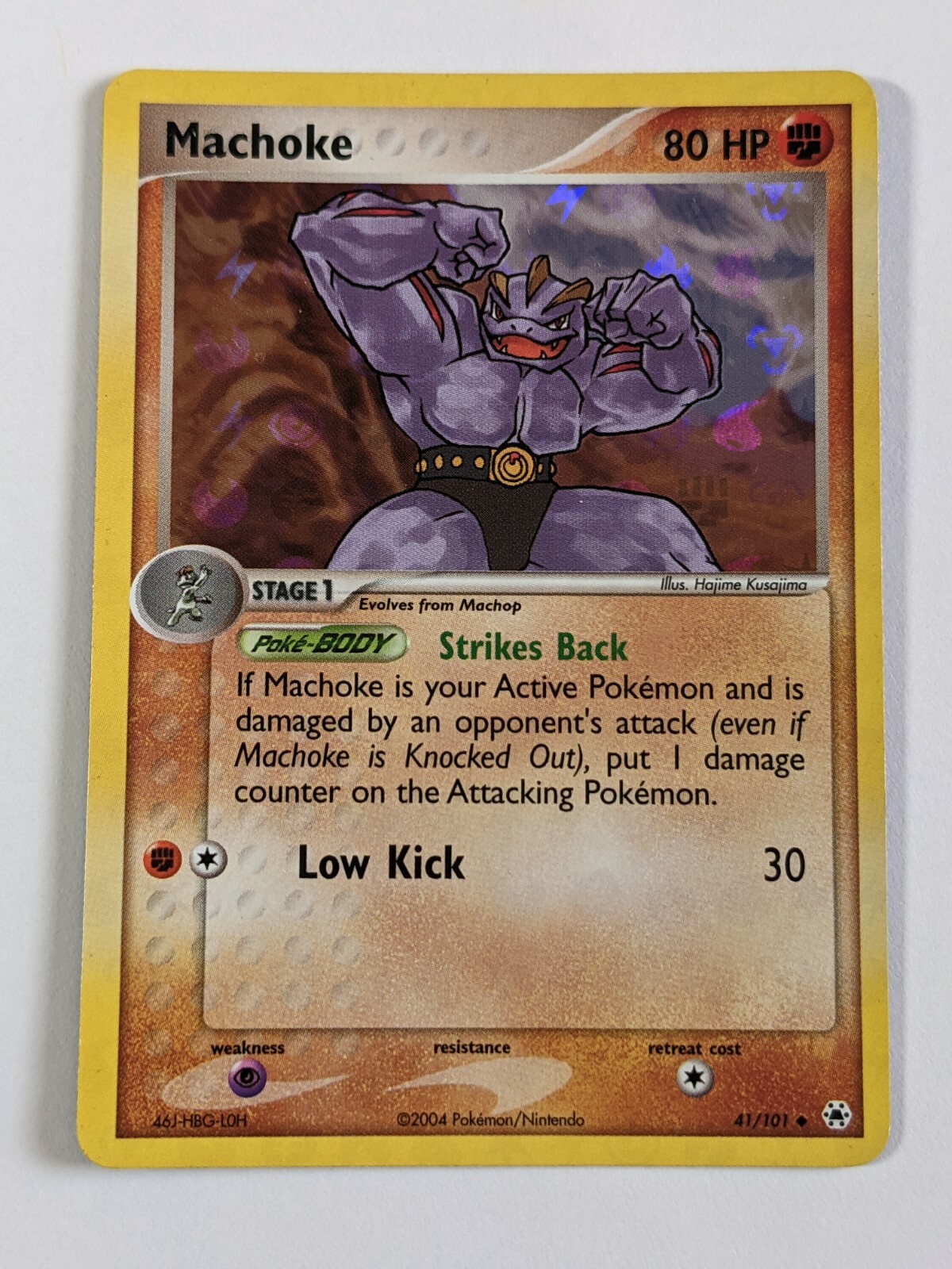 Pokemon: Machoke 41/101 Uncommon Reverse Holo. Ex Hidden Legends. LP/NM ...