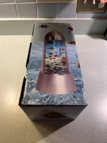 NEW+Box Vtg Salt Water FISH AQUARIUM MOTION LAMP/Night Light Rabbit ...