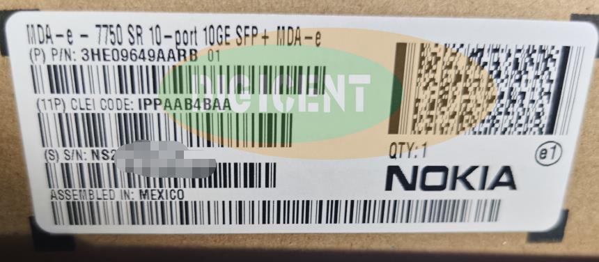 NOKIA 3HE09649AA MDA-E-7750 SR 10-Port 10GE SFP+ 3HE09649AARB 01 ...