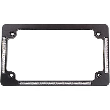 Custom Dynamics TF04-B Black All-In-One LED License Plate Frame US ...