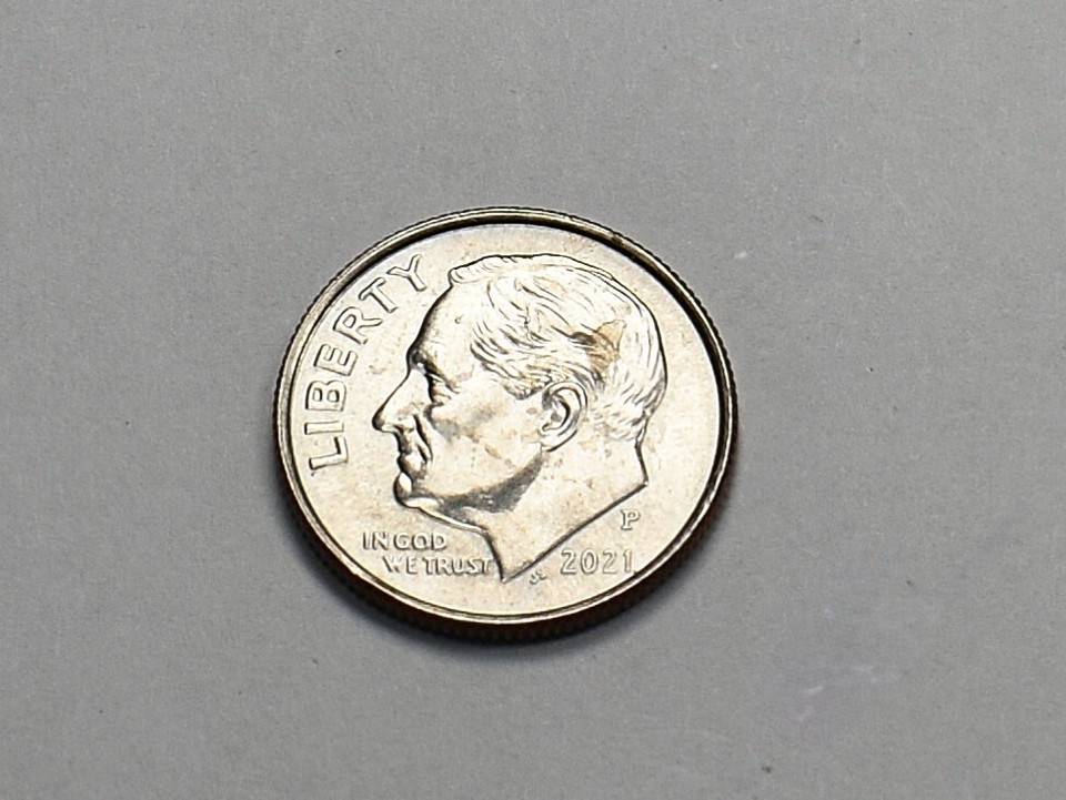 2021-P Roosevelt Dime, Error Coin, Die Chip, + Rare Find | eBay