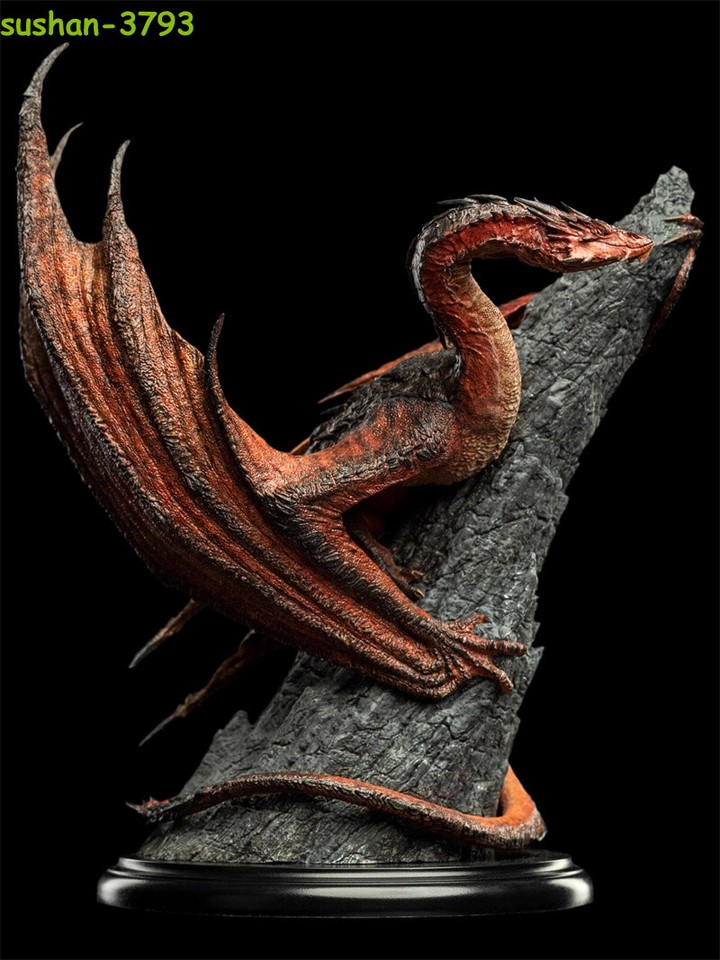 The Lord of the Rings Smaug Statue Resin Figure Model Collectible ...