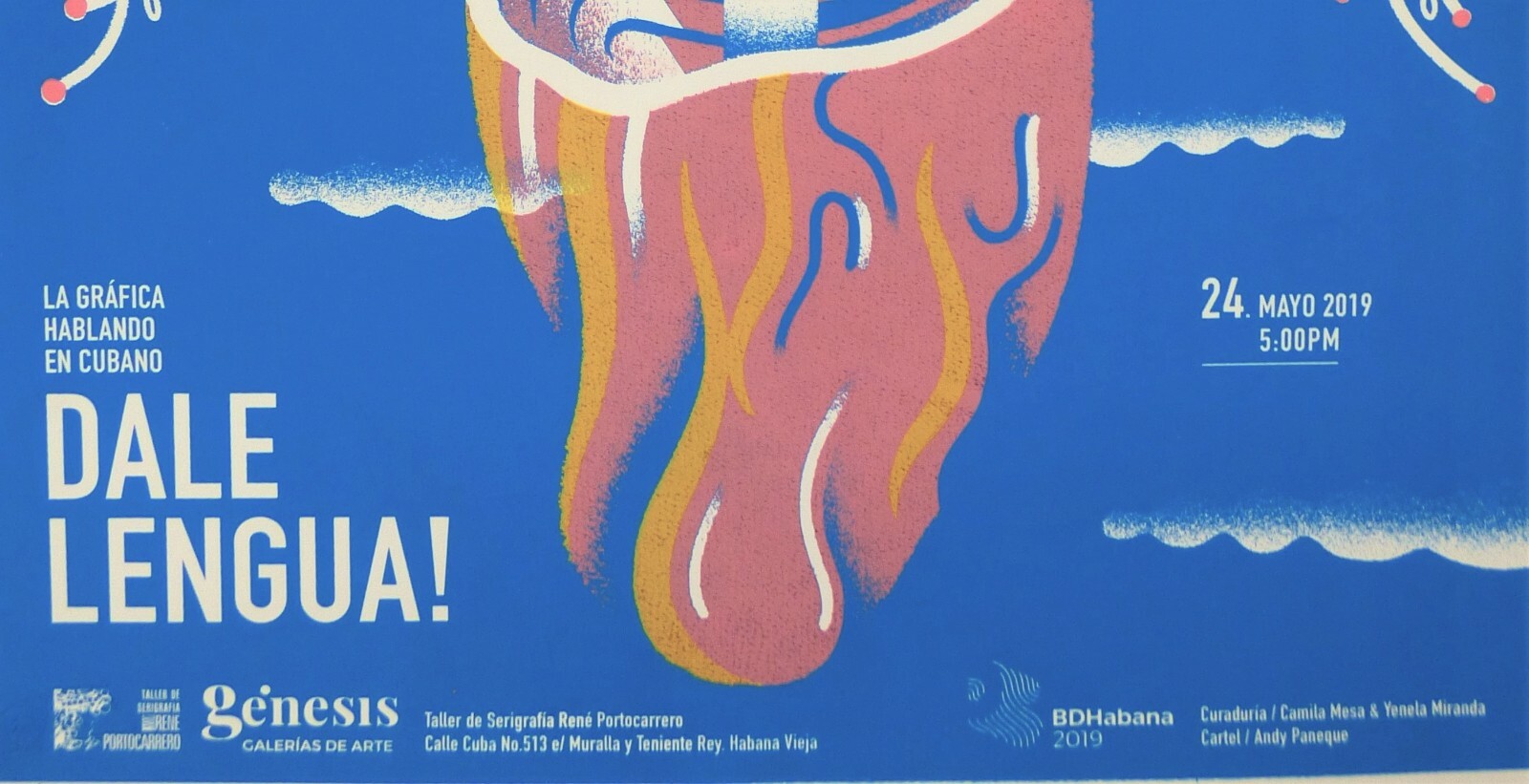 CUBAN LANGUAGE TREE / Silk-screen Poster for HAVANA Art Exhibition on ...