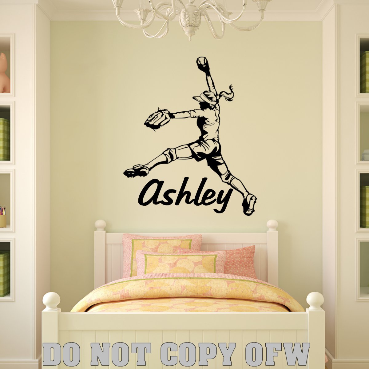 Softball Wall Decal
