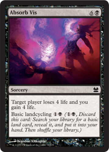 MTG: Absorb Vis [Moderately Played] Modern Masters Magic the Gathering ...