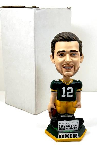 2011 GREEN BAY PACKERS AARON RODGERS BOBBLEHEAD "KNUCLEHEADS" REWARDS ...