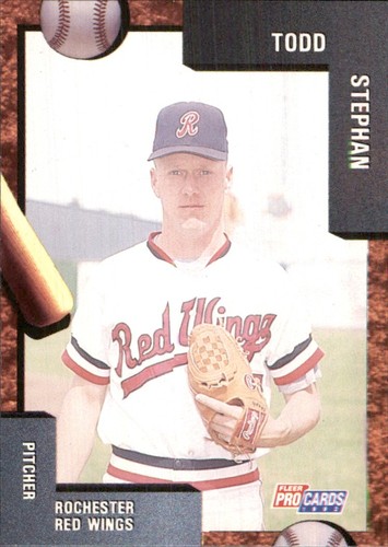 Todd Stephan 1992 Fleer ProCards #1940 RC Rochester Red Wings ...