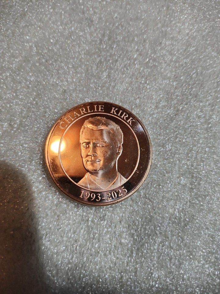 Charlie Kirk American Eagle Official 1oz Copper COIN MAGA TRUTH COIN ...