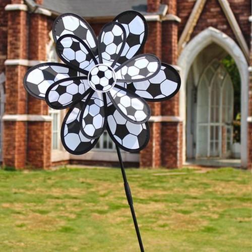 Patio Lawn Yard Windmill Sunflower Spinners Ladybug Wind Sculptures ...
