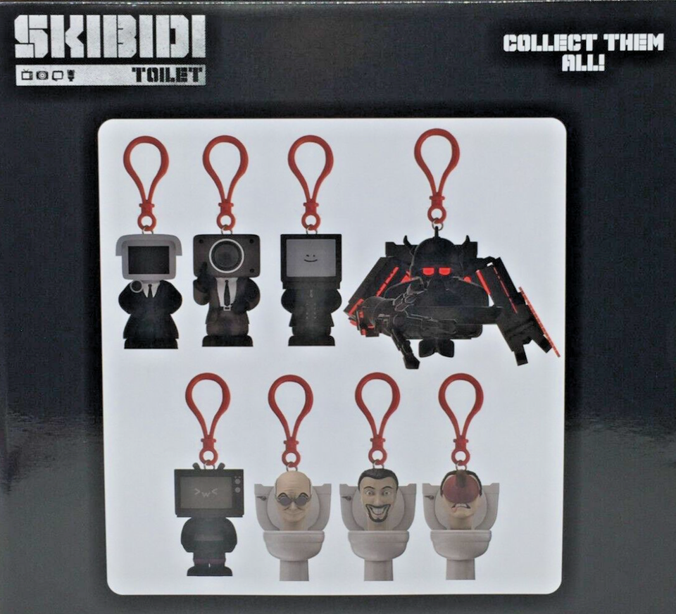 SKIBIDI Toilet Hangers x1 Mystery Blind Bag Surreal Collect them all | eBay