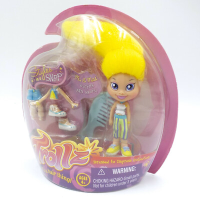DAM Troll Doll w/ Yellow Hair, Trollz Figure Dressed To Impress ...